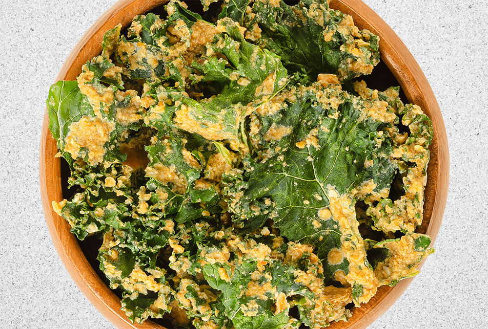 Kale Chips with Green Juice Pulp | Tribest
